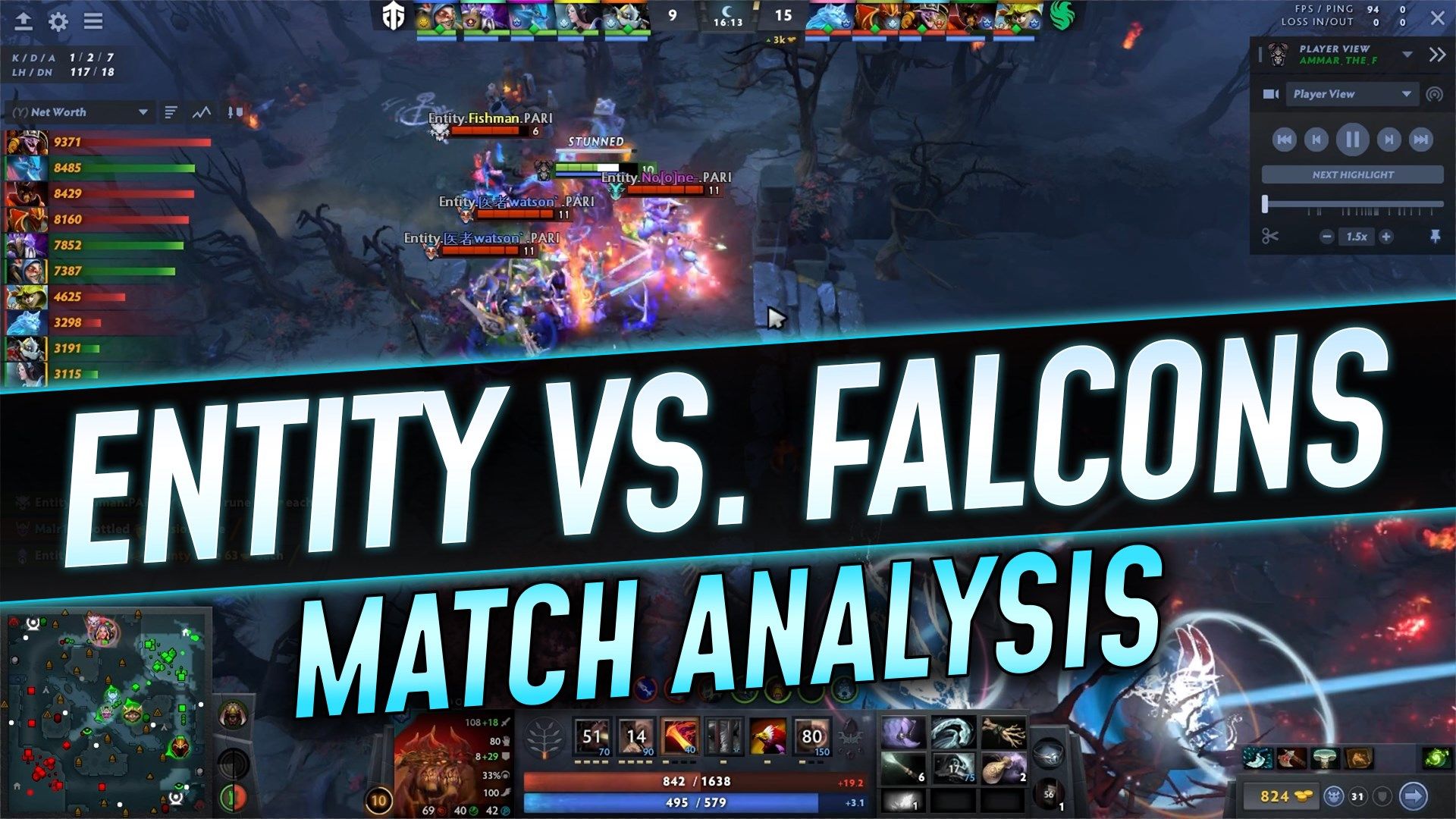 Pro Match Analysis: Entity vs. Team Falcons - GameLeap