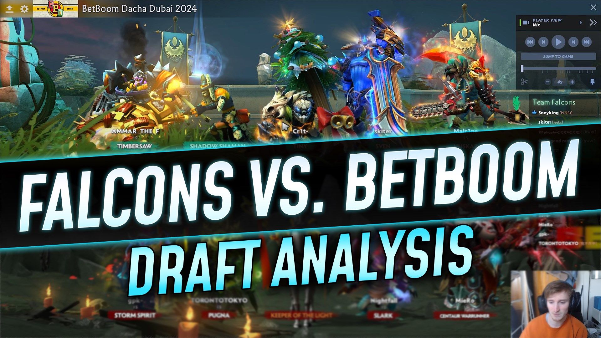 Draft Analysis: Falcons vs. Betboom (Huskar Last Pick) - GameLeap
