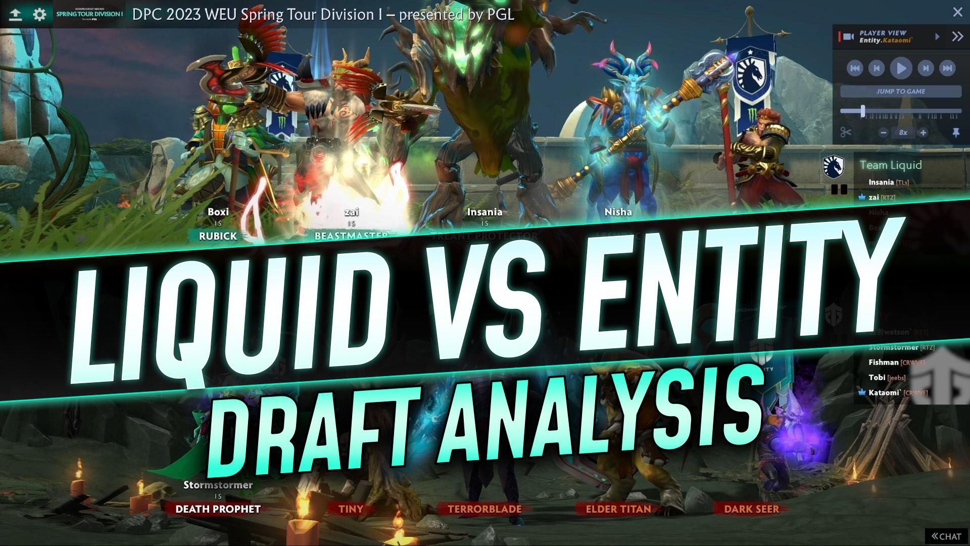 Liquid vs. Entity - The Power of the Last Pick (Draft Analysis) - GameLeap