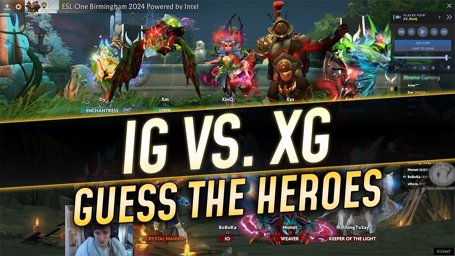 Guess the Hero: IG vs. XG Draft Analysis - GameLeap